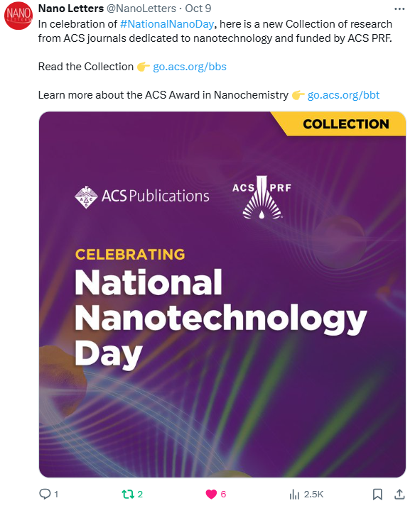 National Nanotechnology Day 2024 Activities - National Nanotechnology Coordination Office (NNCO)